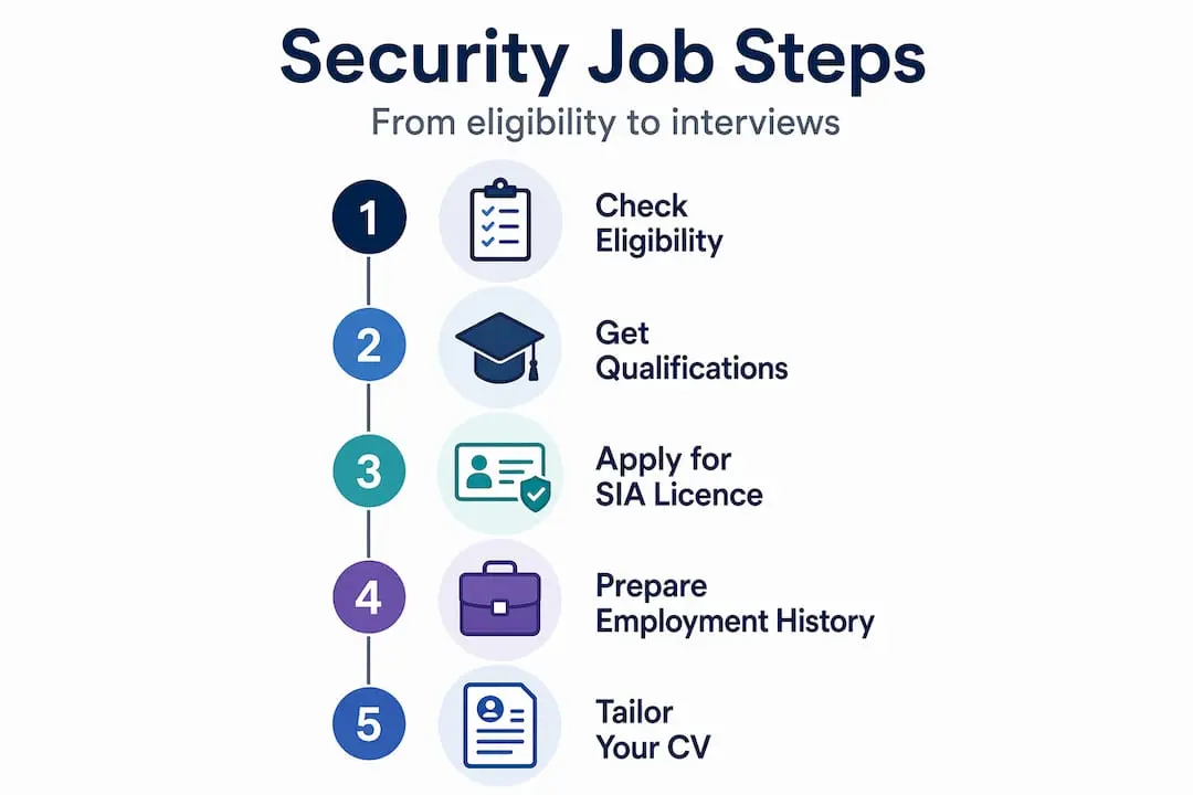 Steps to land security jobs in the UK: 2026 guide | Security Jobs Board